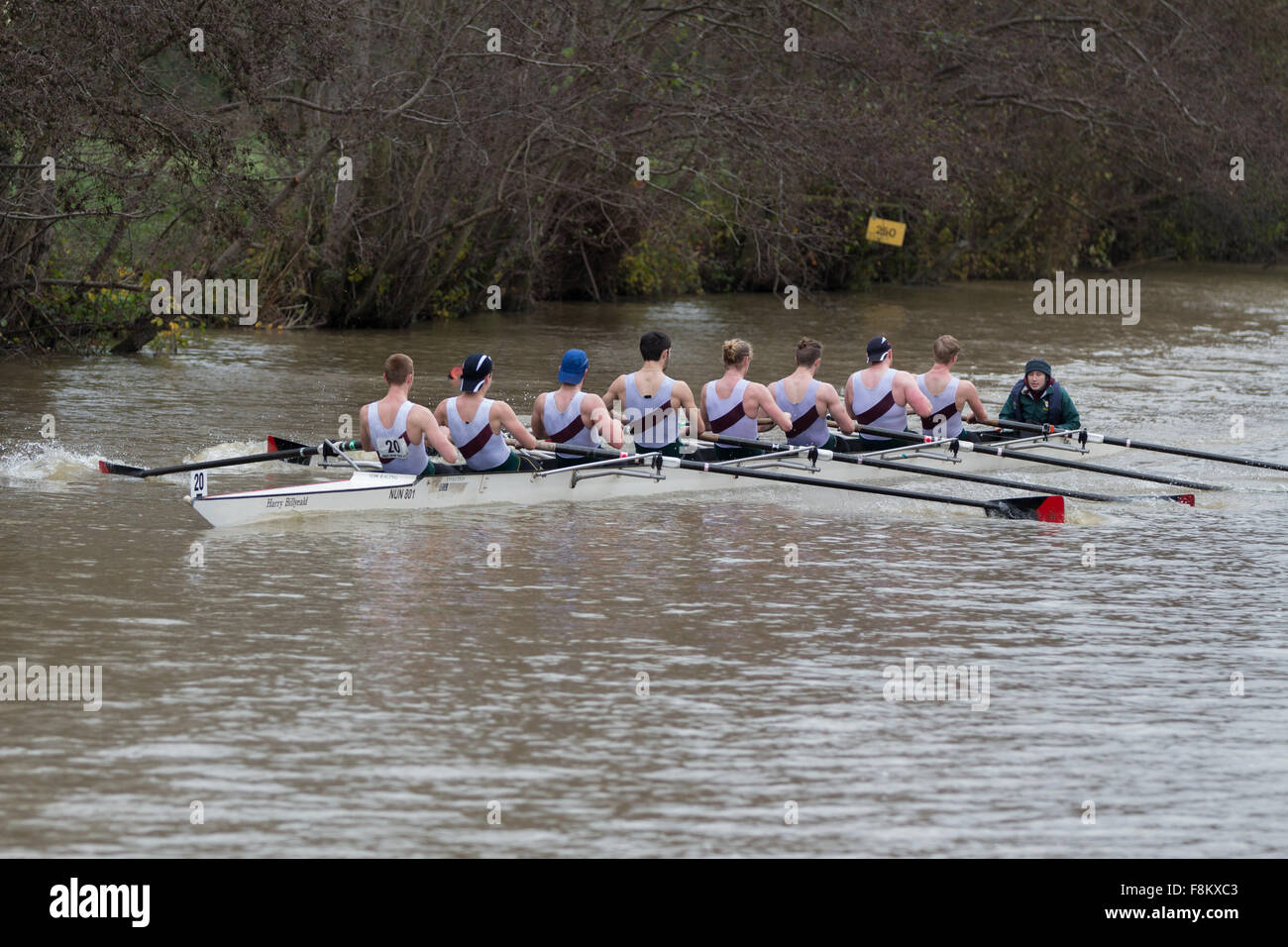 UBBC Head race, rowing event 2015 Stock Photo - Alamy