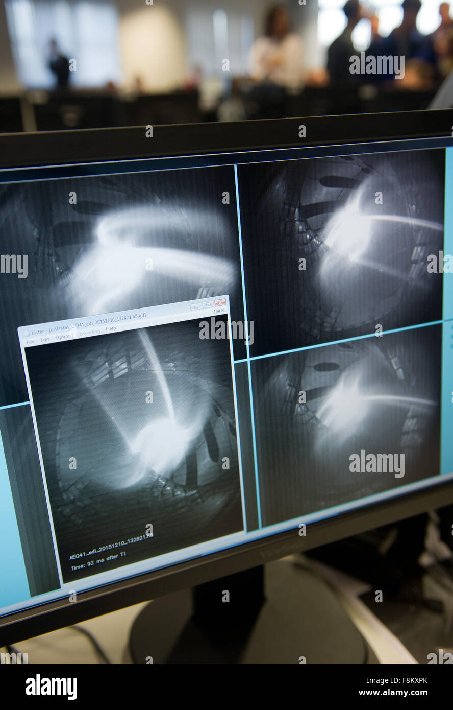 Greifswald, Germany. 10th Dec, 2015. Computer images show the first ...