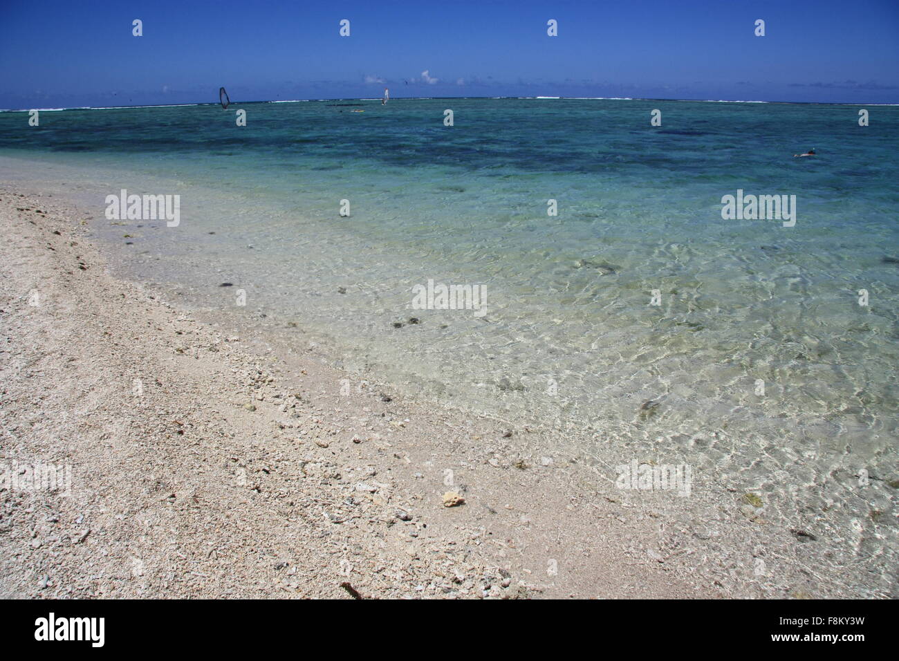 Green ocean and beach Stock Photo - Alamy