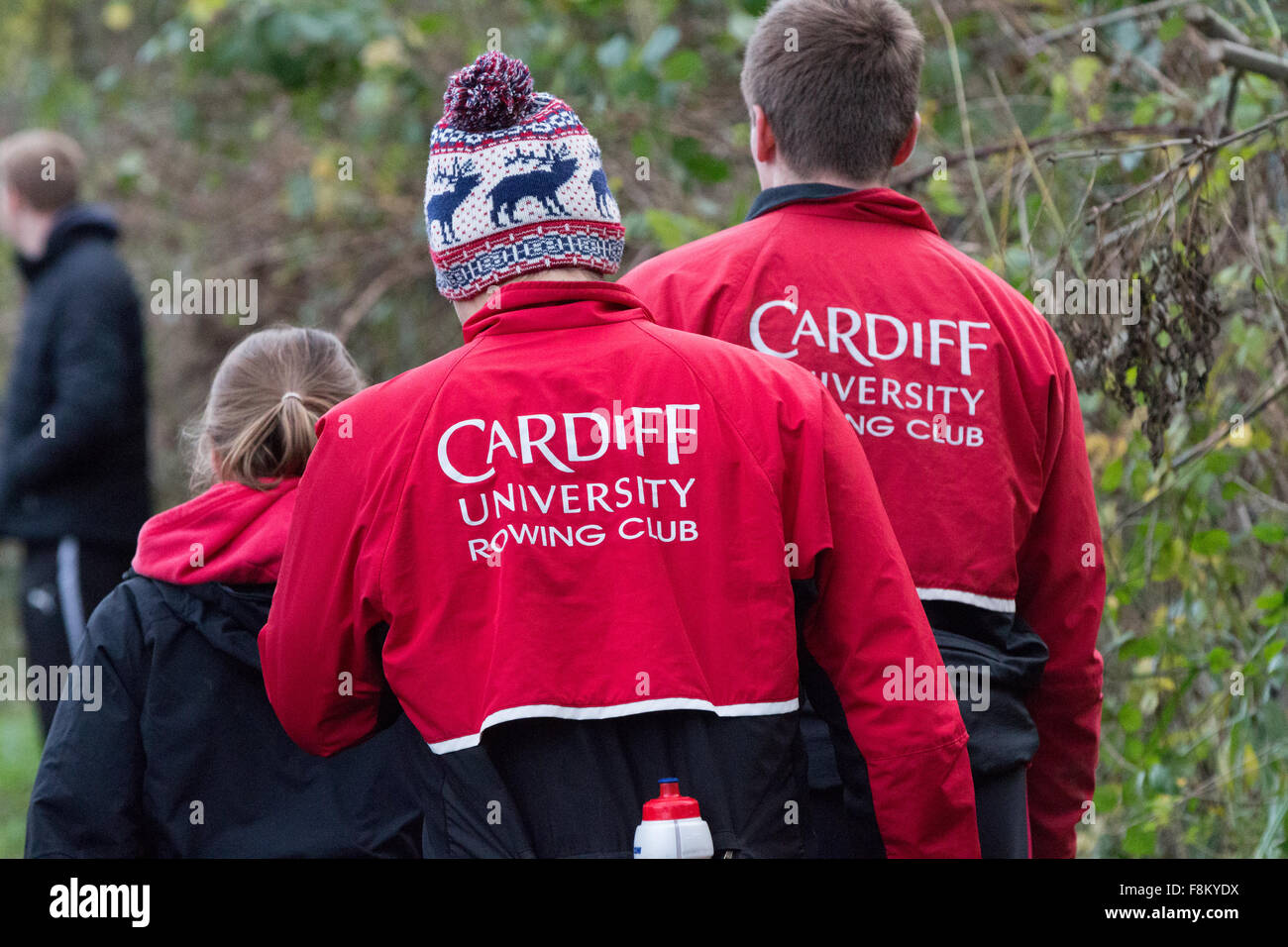 Cardiff University Rowing Club at the UBBC Head Race 2015 Stock Photo ...