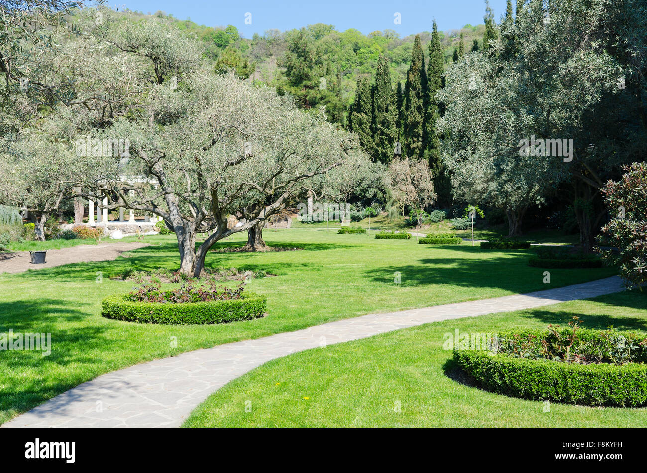 green park design Stock Photo - Alamy