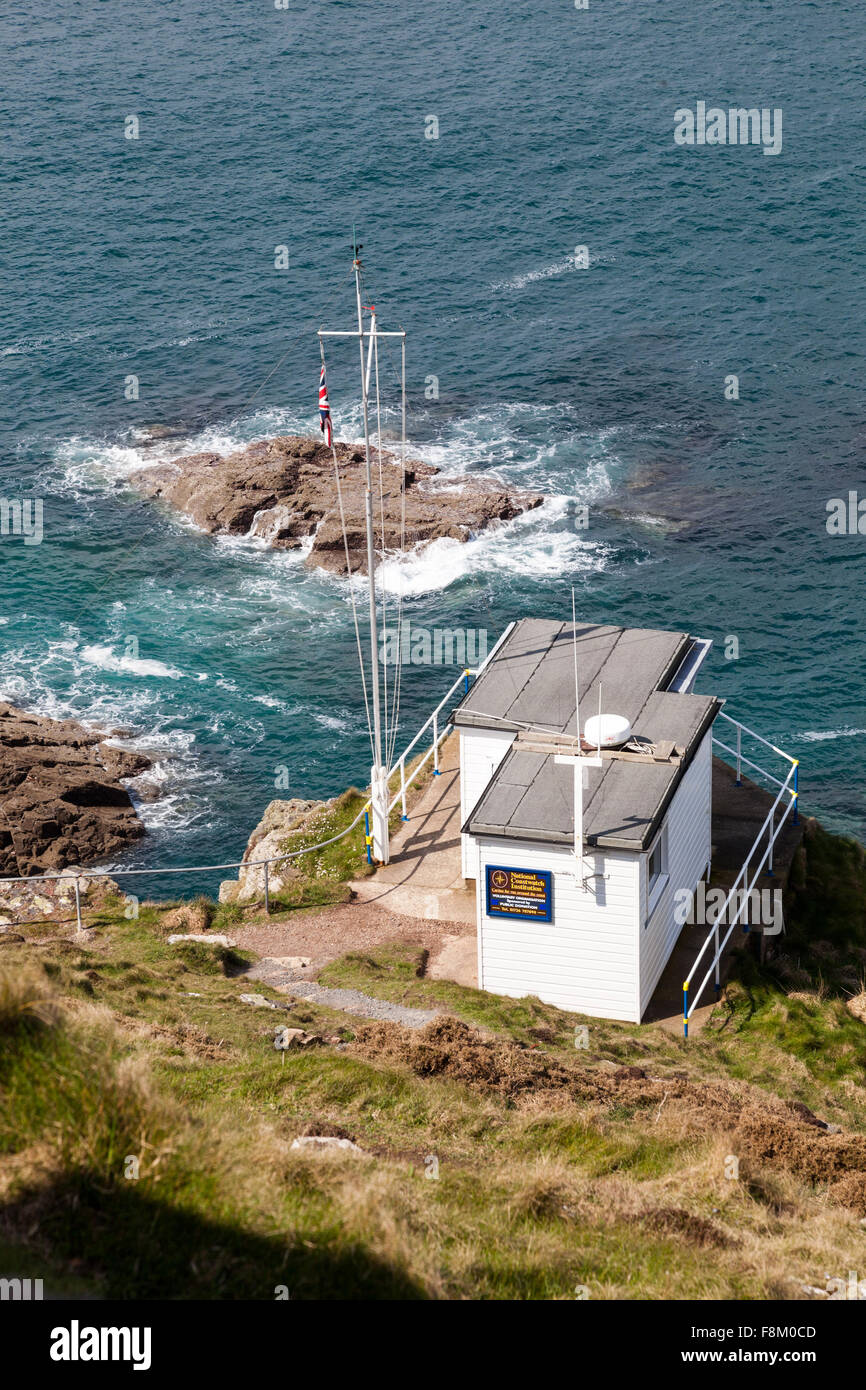 National Coastwatch Institution on the headland at Cape Cornwall ...
