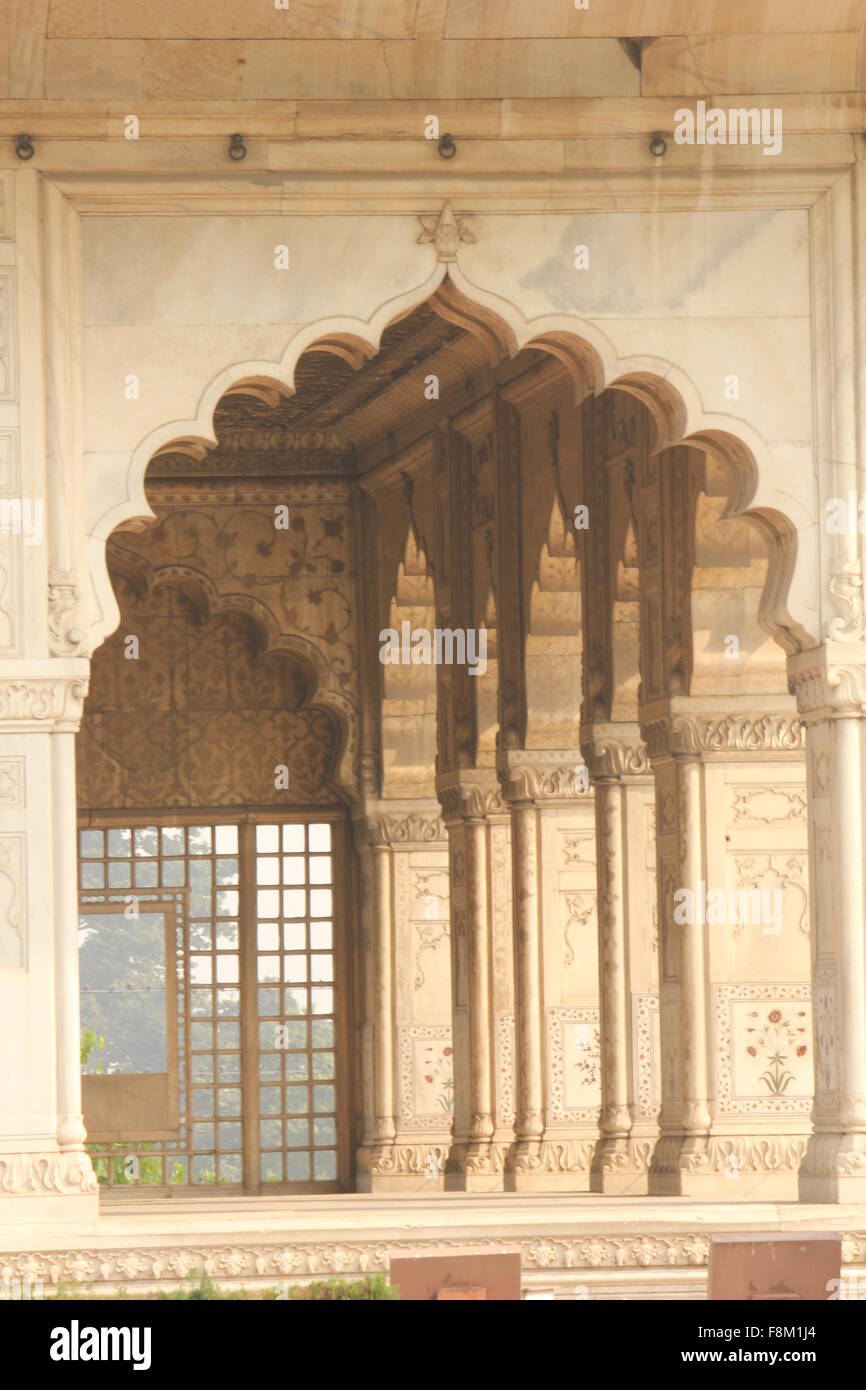 DELHI, INDIA - NOV 25: Inside the Red Fort complex in India ...