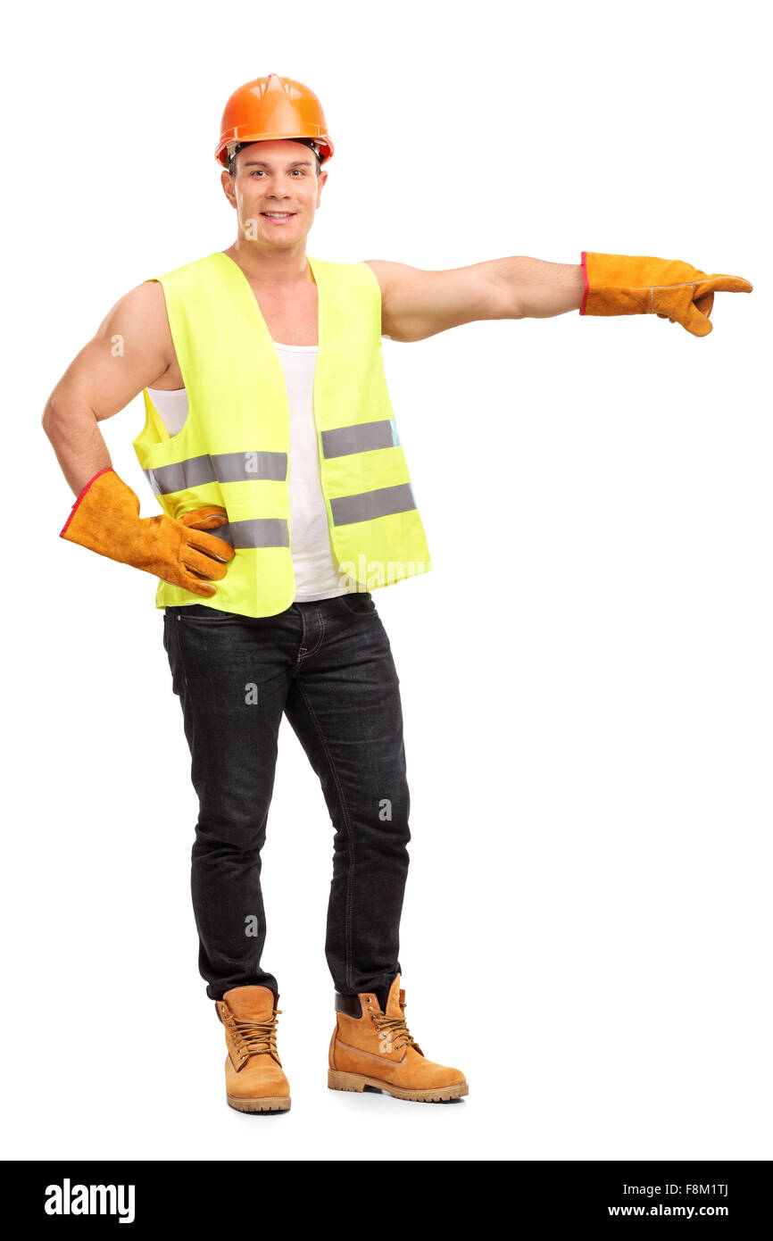 Construction worker Cut Out Stock Images & Pictures - Alamy