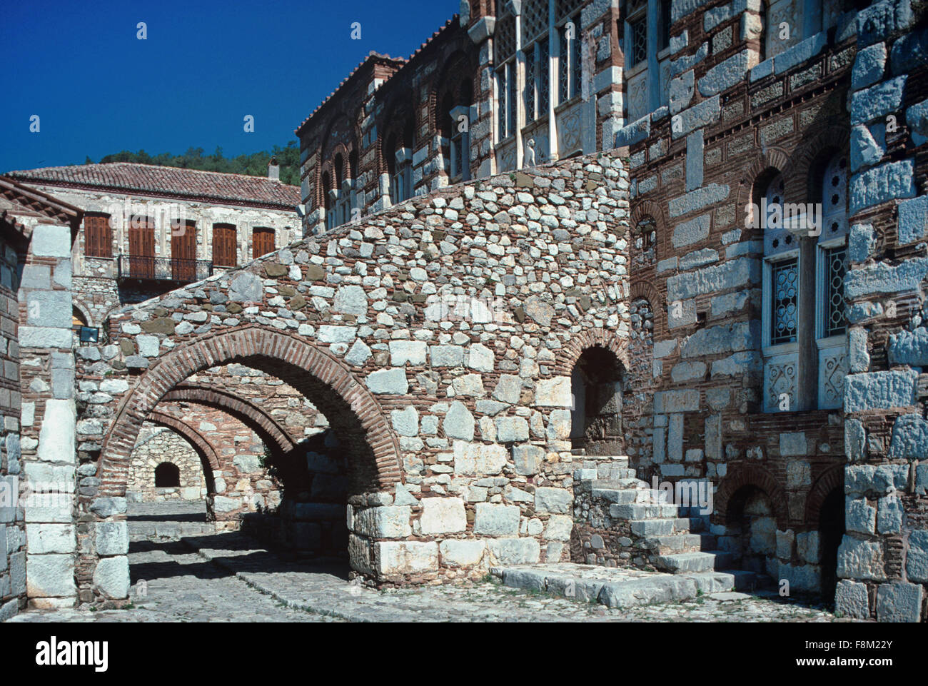 Stone Flying Buttresses of the Byzantine Church and Monastery of Hosios ...
