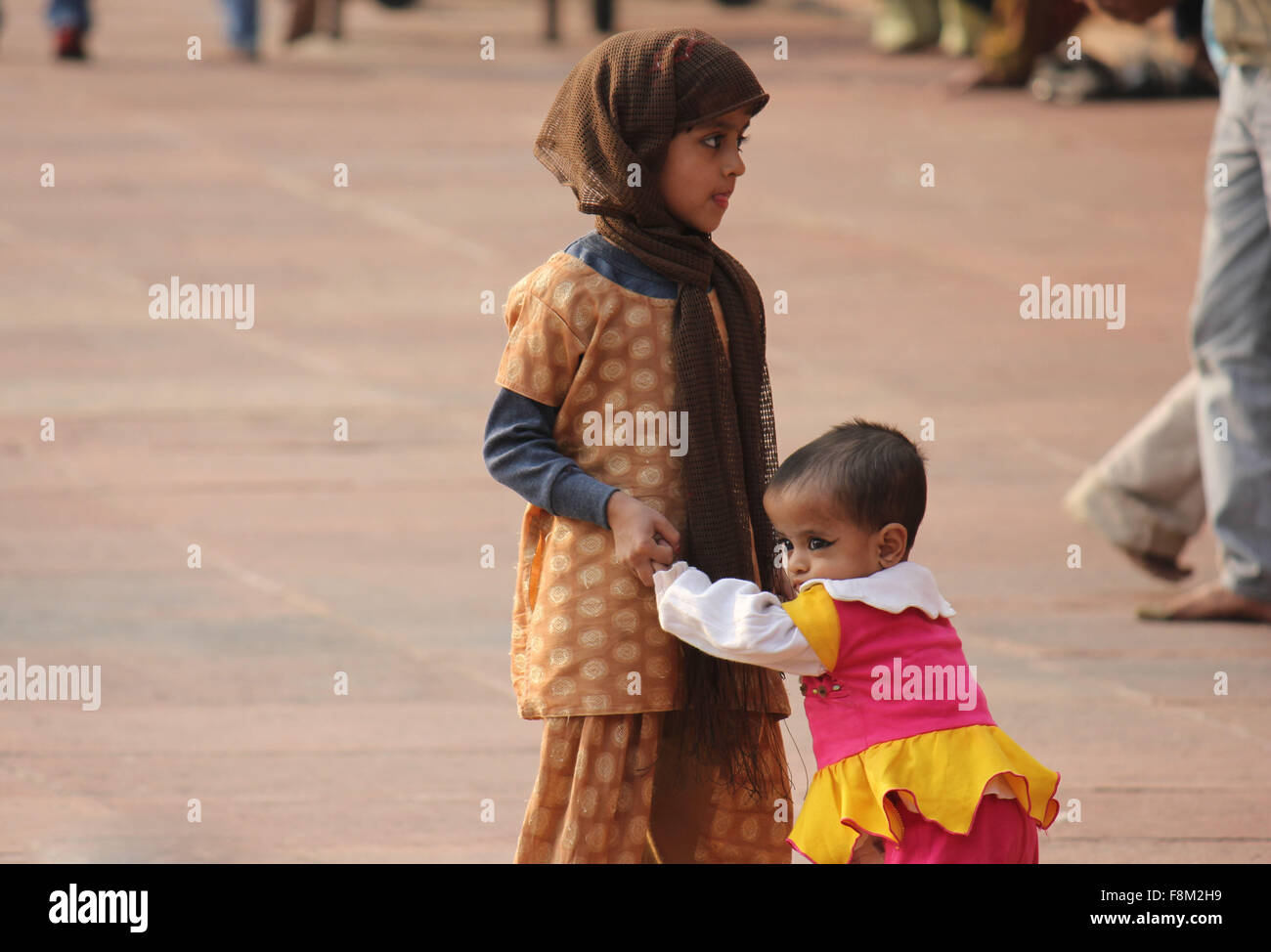 DELHI, INDIA - NOV 25: Child in Delhi, India, an image of poverty in ...