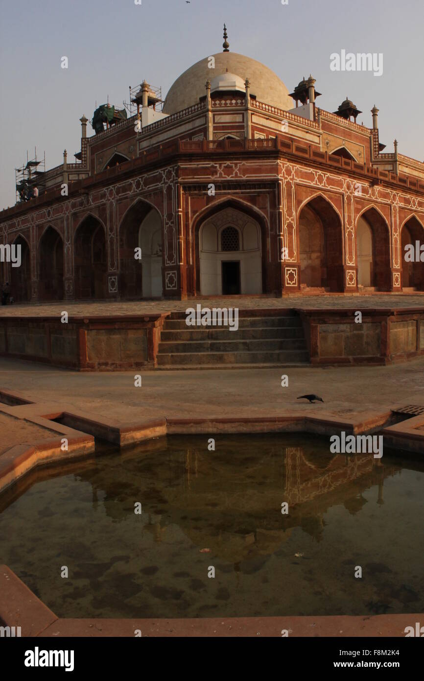 Delhi, India, November 25, 2012: Humayun's tomb, Architectural detail ...