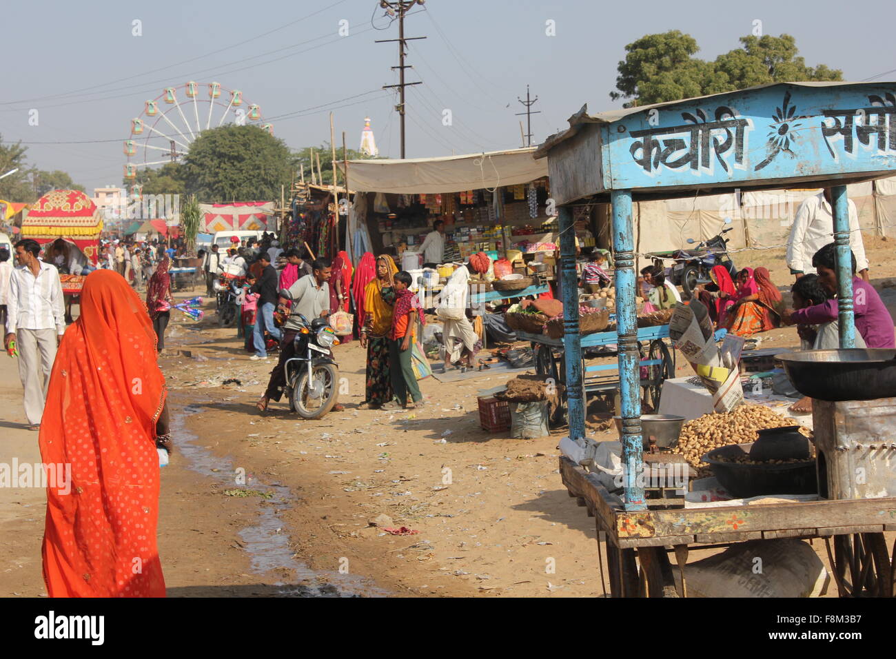 Pushkar, India, November 27, 2012. Indian People at Puskar Fair. The ...