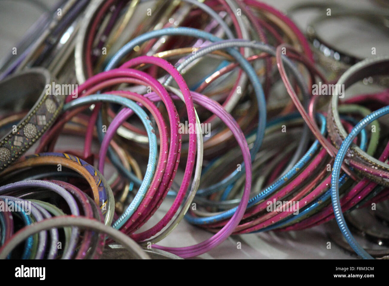 Indian colorful bracelets. Typical Indian handcrafted Bracelets for ...