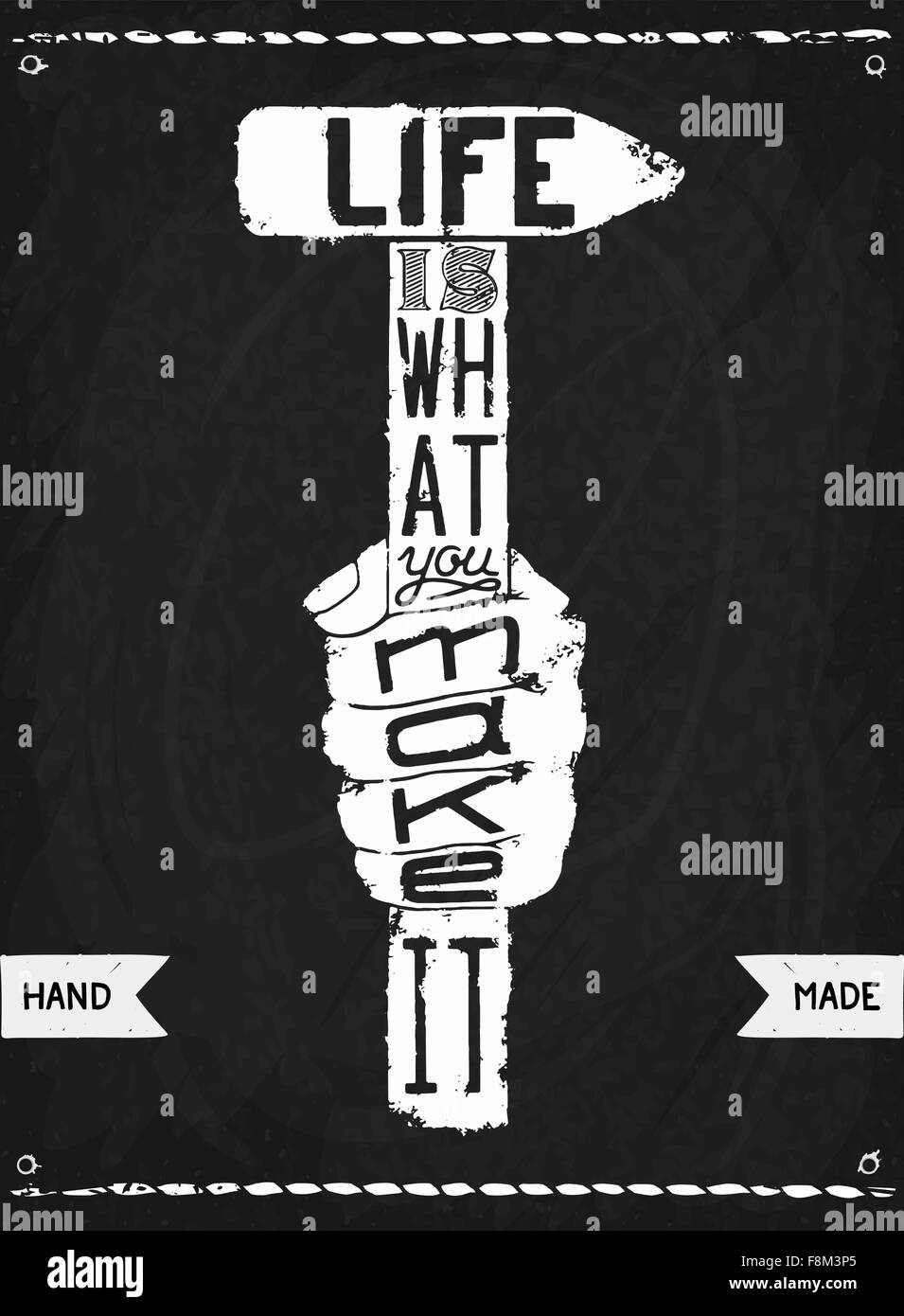 Vector lettering quote Stock Vector Image & Art - Alamy