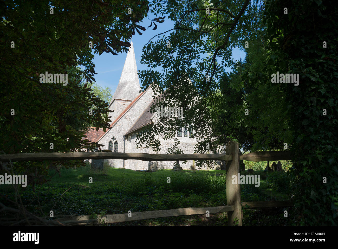 Berwick Church, St Michael and All Angels Stock Photo - Alamy