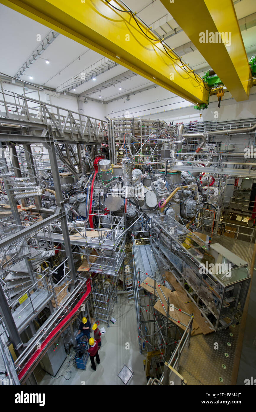 Greifswald, Germany. 10th Dec, 2015. The first plasma has been produced ...