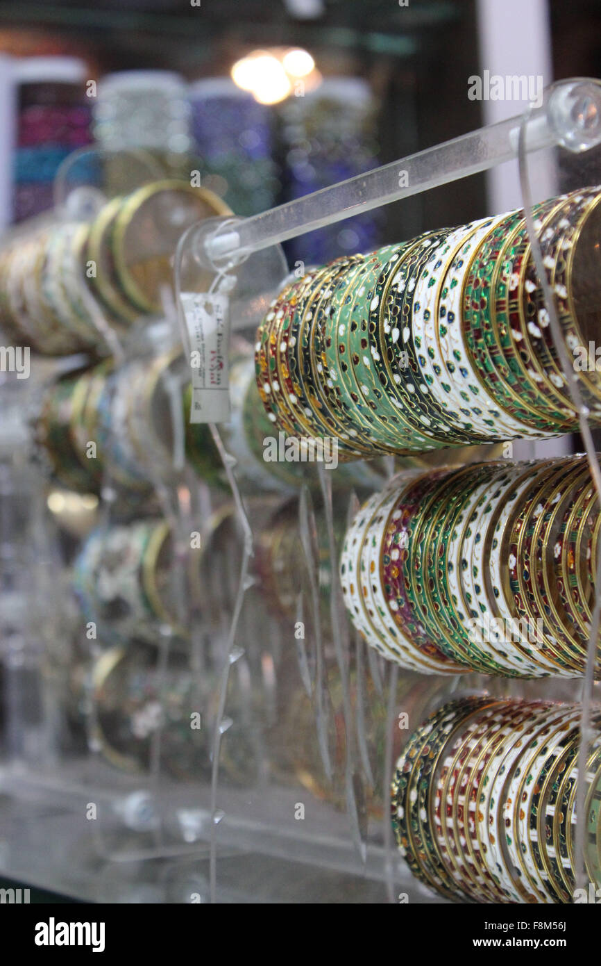 Indian colorful bracelets. Typical Indian handcrafted Bracelets for ...