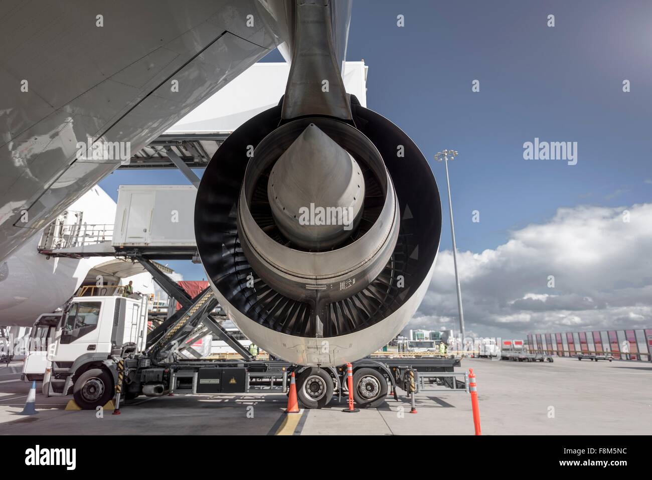 Rear view a380 jet engine hi-res stock photography and images - Alamy