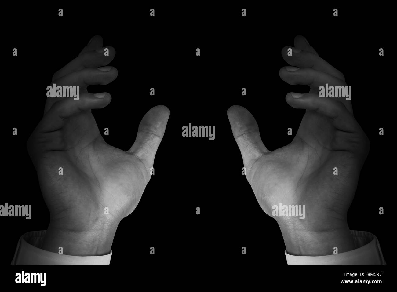 Presenting an image Black and White Stock Photos & Images - Alamy