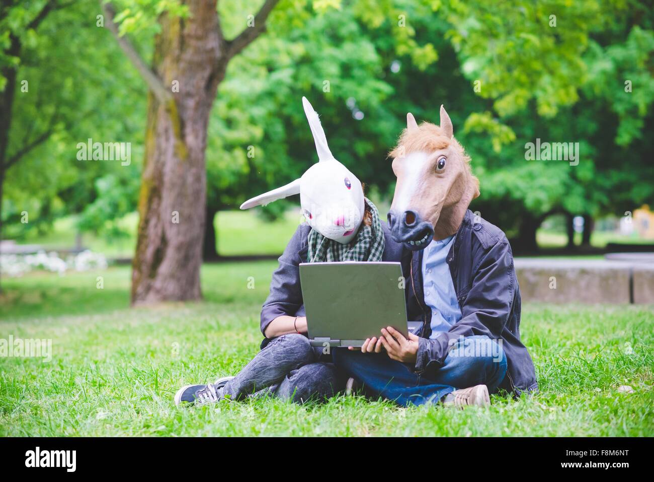 Man with rabbit mask hi-res stock photography and images - Alamy