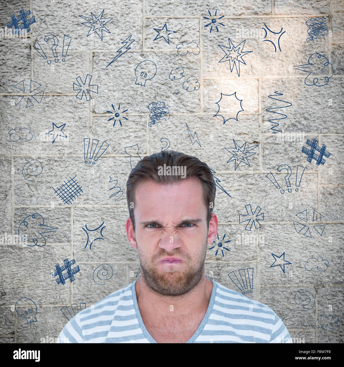 Angry white man hi-res stock photography and images - Alamy