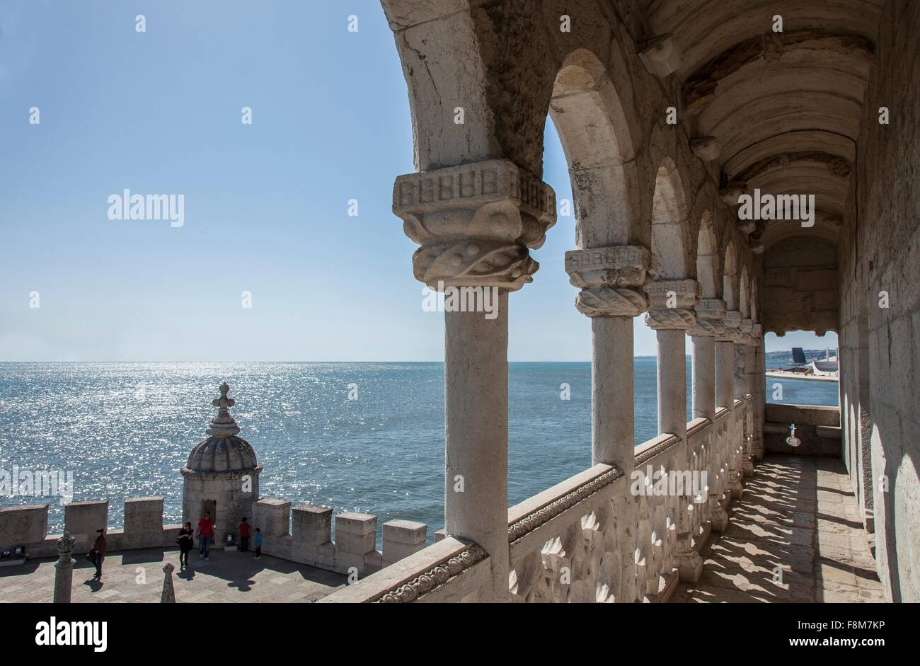 Belem tower portico detail hi-res stock photography and images - Alamy