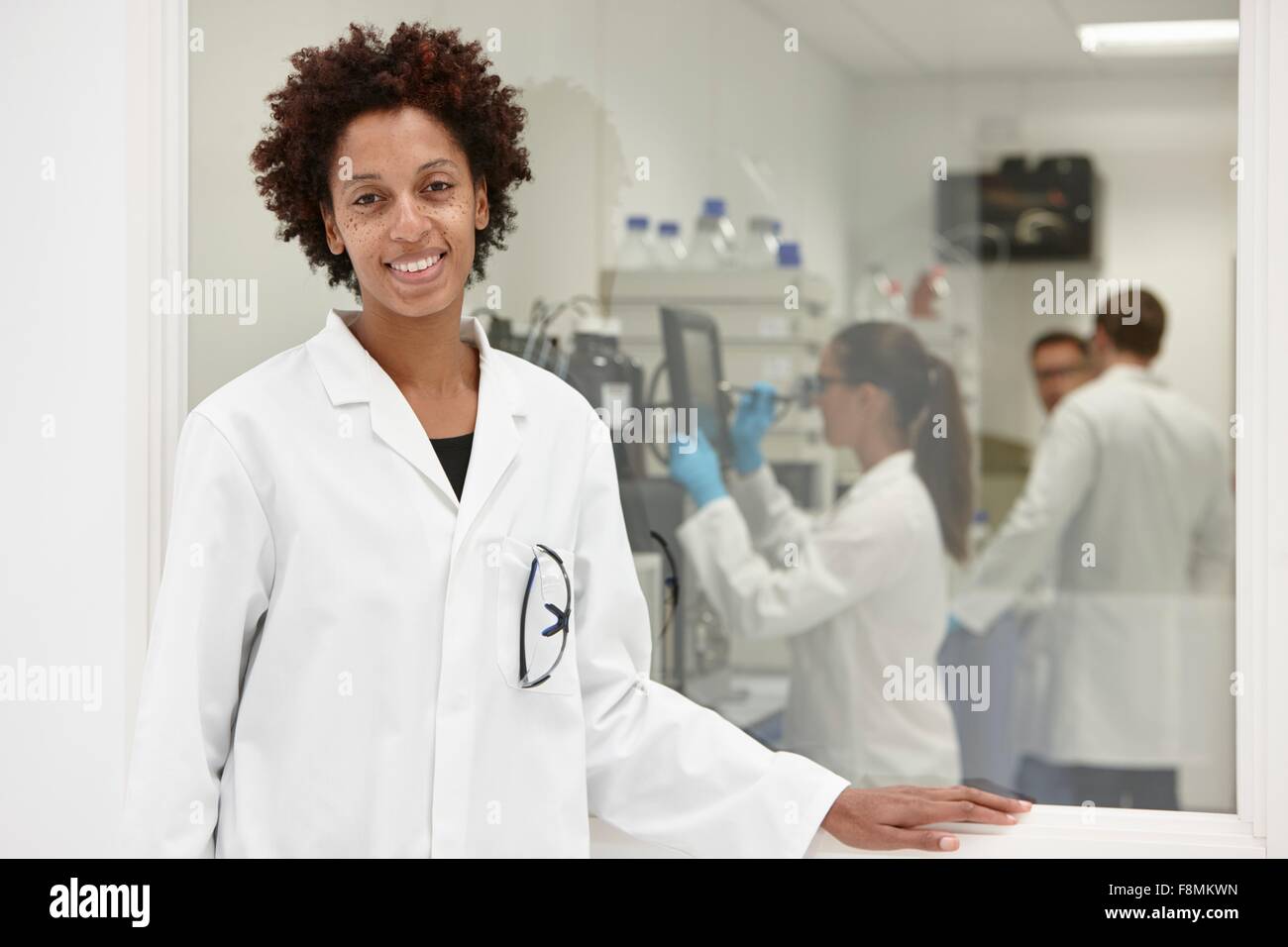 Male scientist standing and smiling hi-res stock photography and images ...