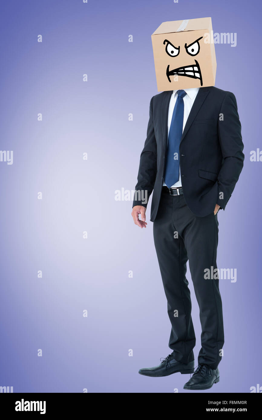 Composite image of anonymous businessman Stock Photo - Alamy