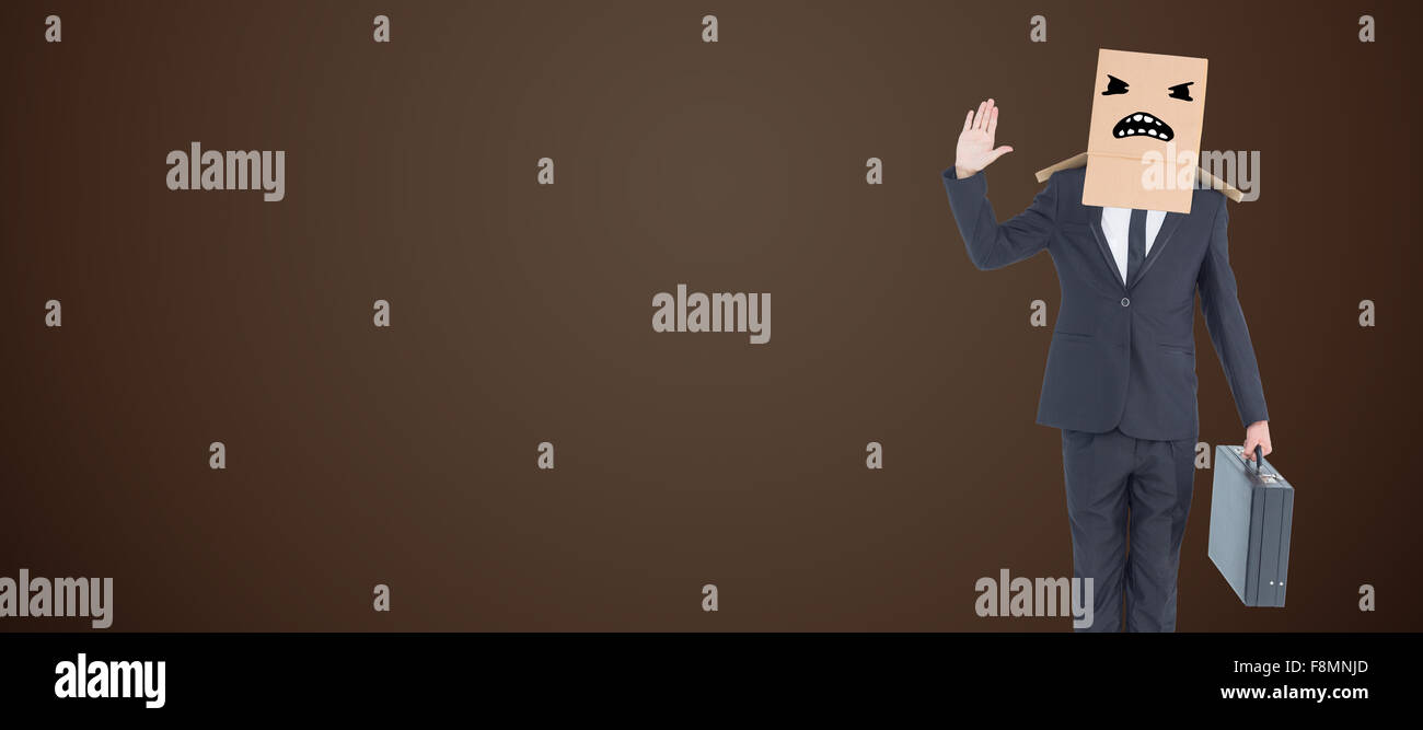 Composite image of anonymous businessman Stock Photo - Alamy