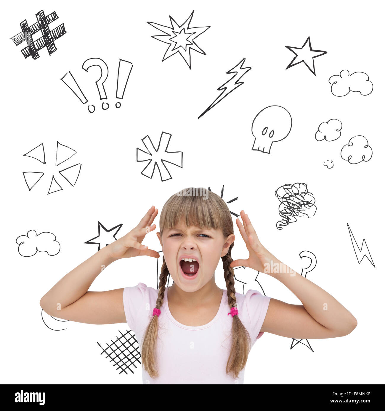 Crazy Hair Child High Resolution Stock Photography and Images - Alamy