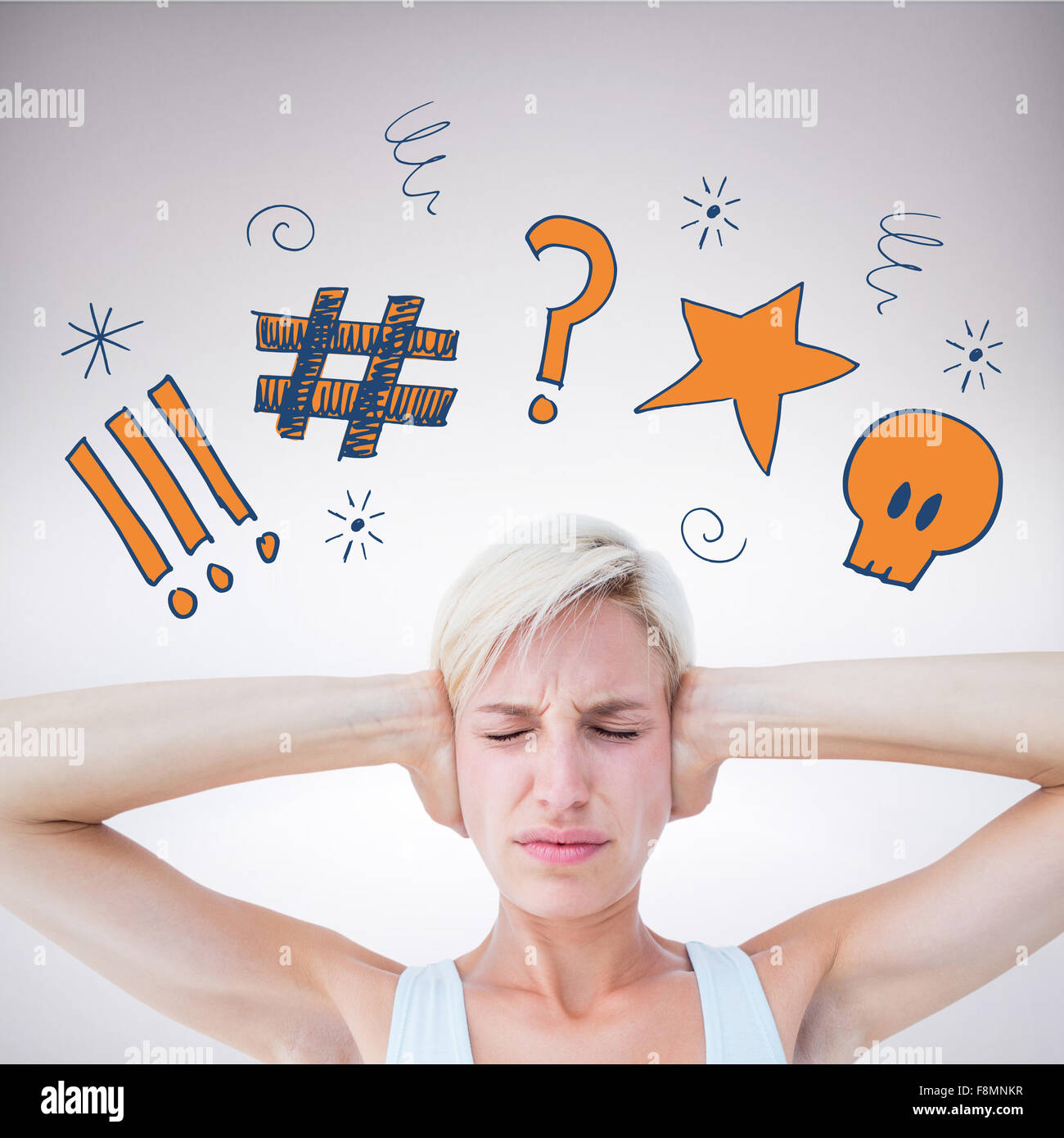 Blocking ears hi-res stock photography and images - Alamy