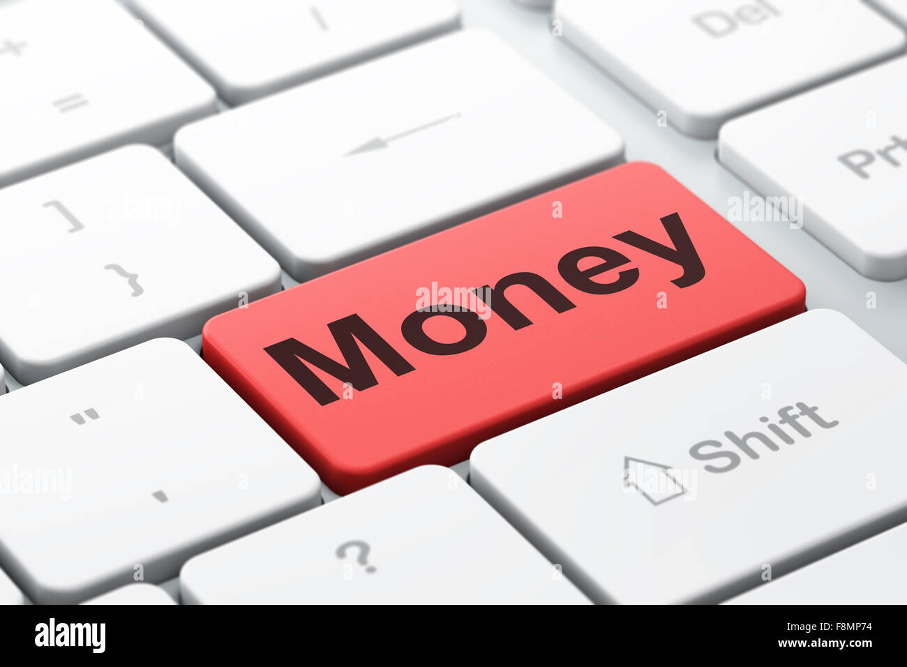 Currency concept: Money on computer keyboard background Stock Photo - Alamy