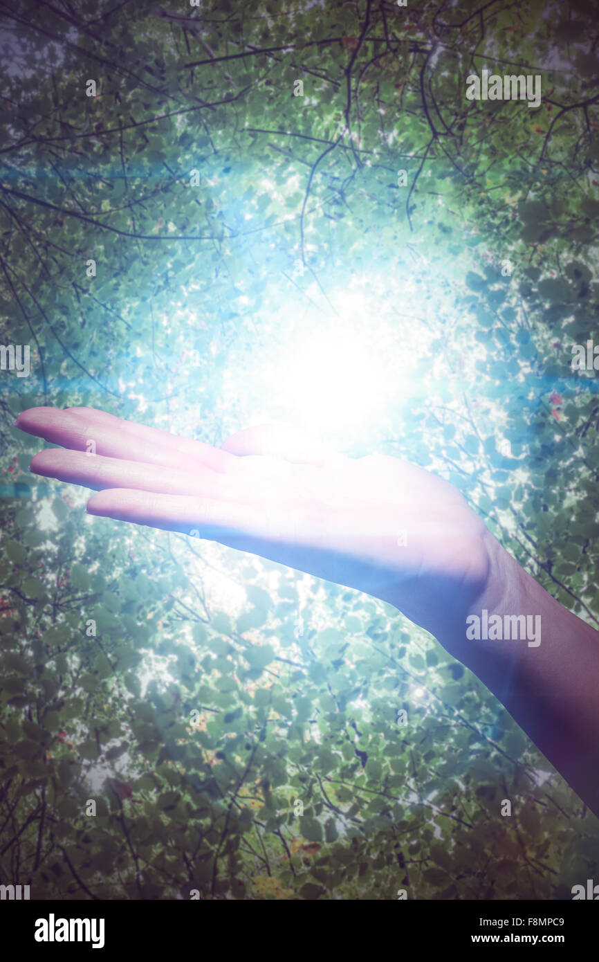 Composite image of hand showing Stock Photo - Alamy