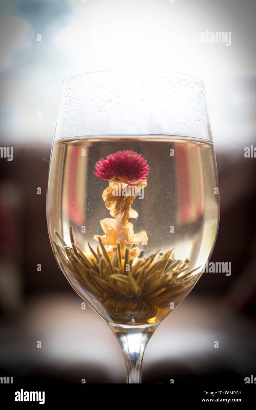 Flower tea drink Stock Photo - Alamy