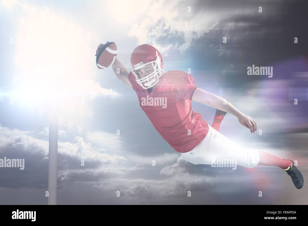 American football player scoring hi-res stock photography and images ...