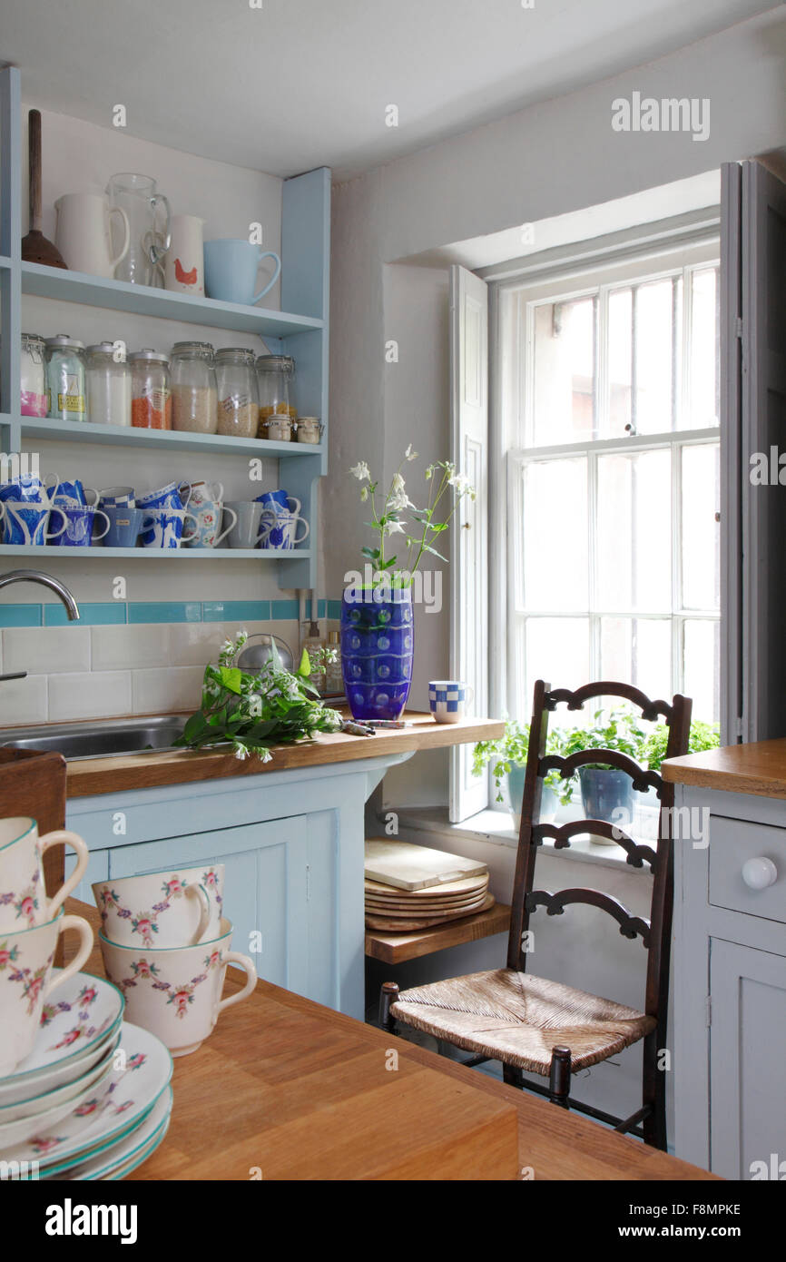 Ladder back chair hi-res stock photography and images - Alamy