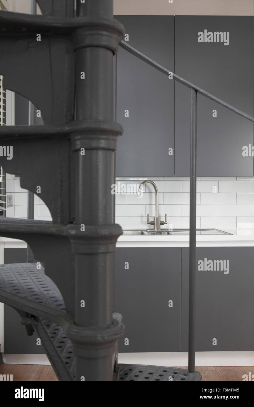 Open Spiral Staircase High Resolution Stock Photography and Images - Alamy