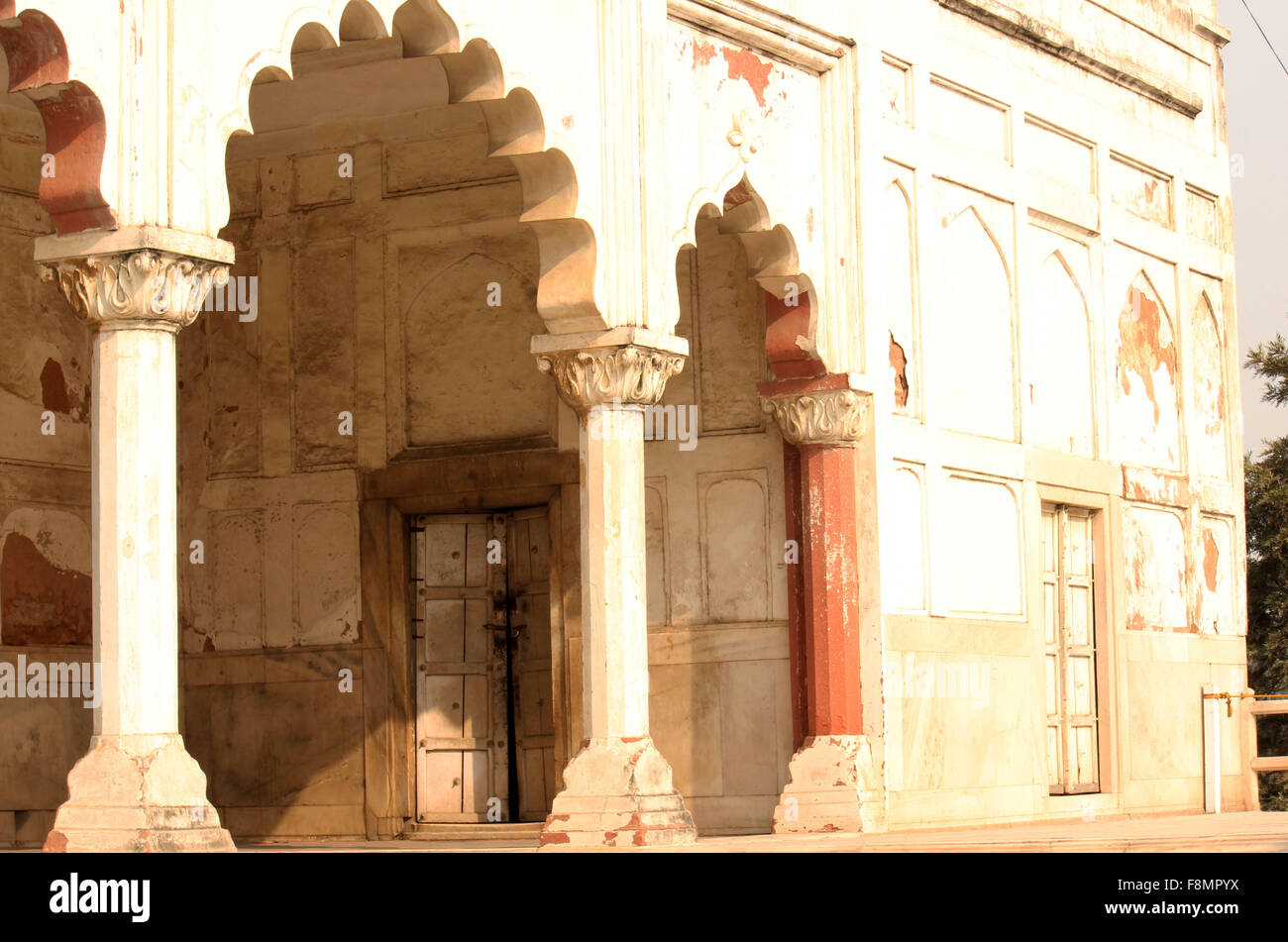 DELHI, INDIA - NOV 25: Inside the Red Fort complex in India ...