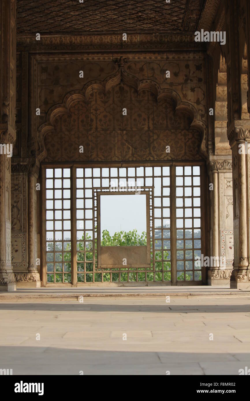 DELHI, INDIA - NOV 25: Inside the Red Fort complex in India ...