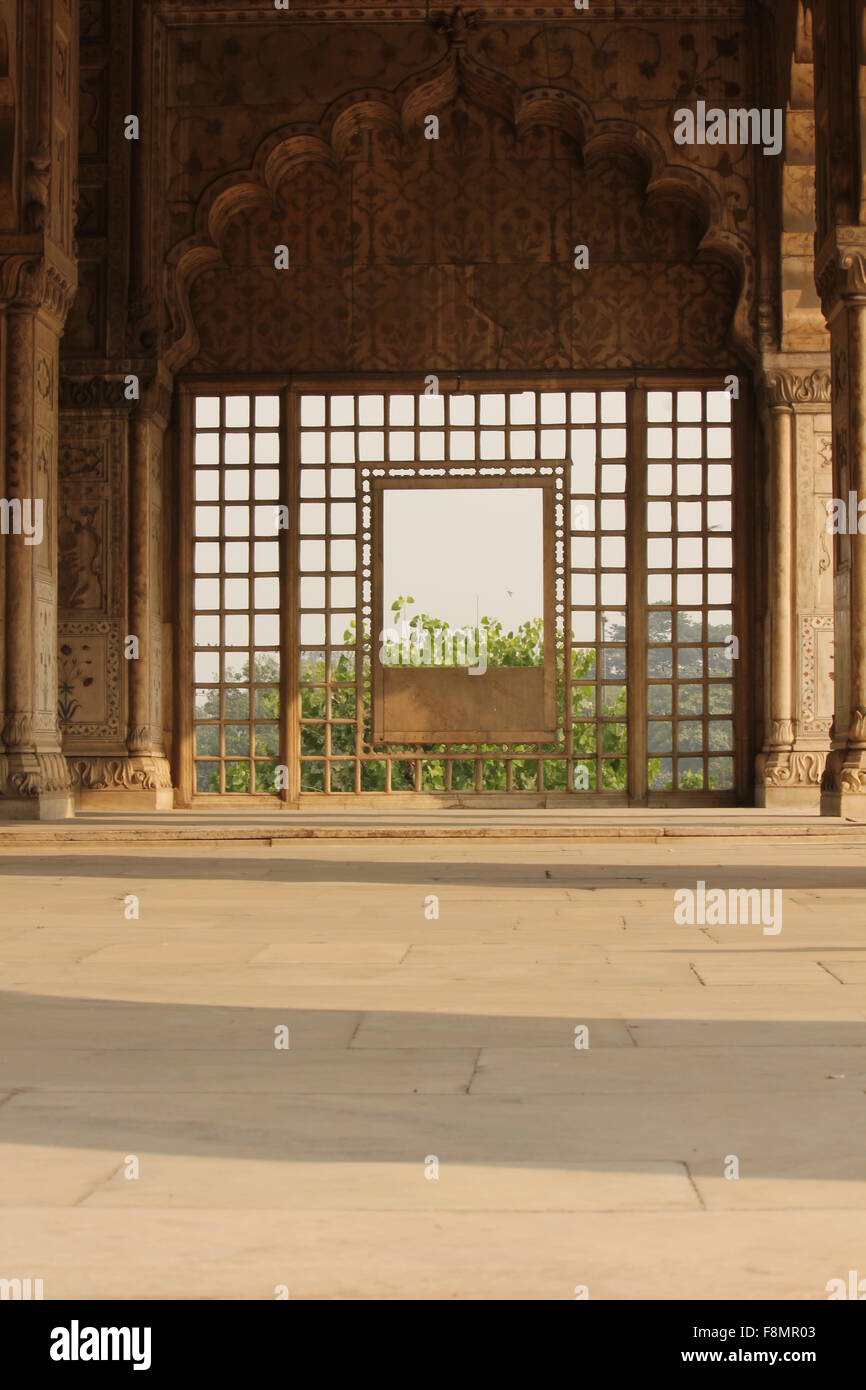 Delhi red fort interior hi-res stock photography and images - Alamy