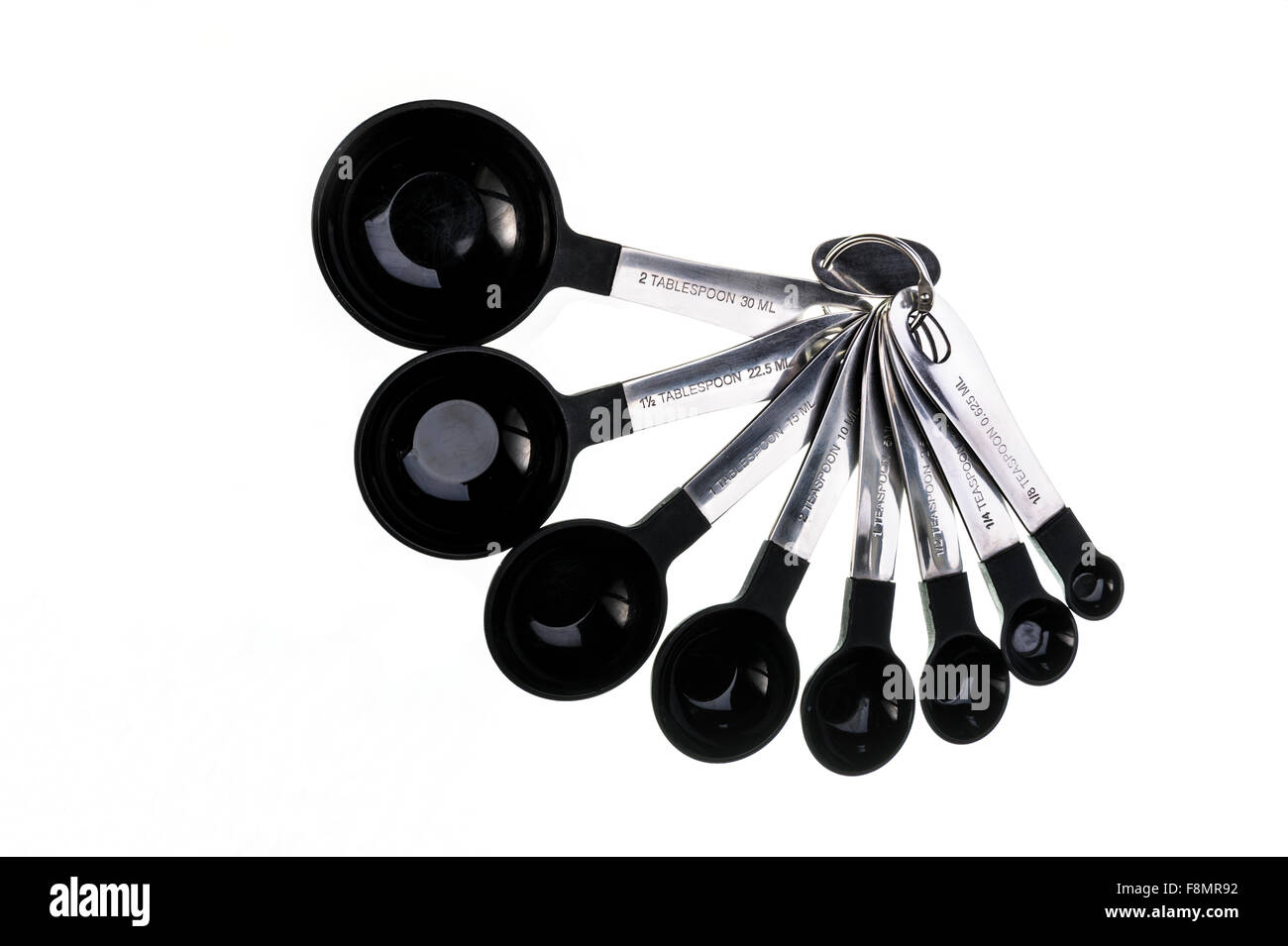 Eight different sized measuring spoons Stock Photo - Alamy Eight different sized measuring spoons Stock Photo - Alamy