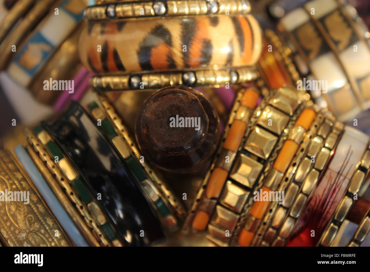 Indian bracelets. Typical Indian handcrafted Bracelets for women Stock ...