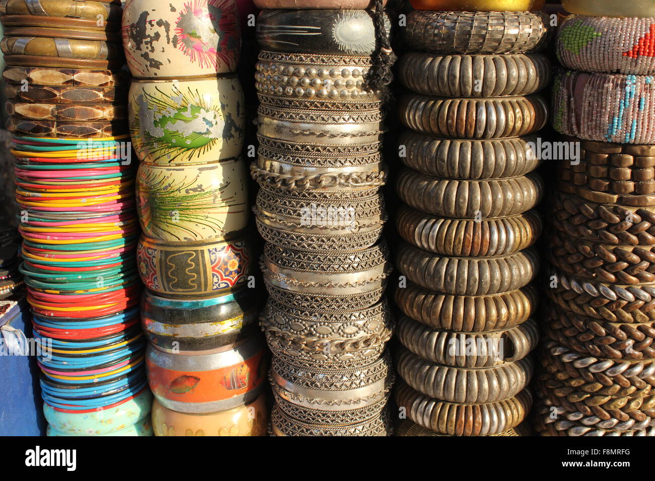 Indian colorful bracelets. Typical Indian handcrafted Bracelets for ...