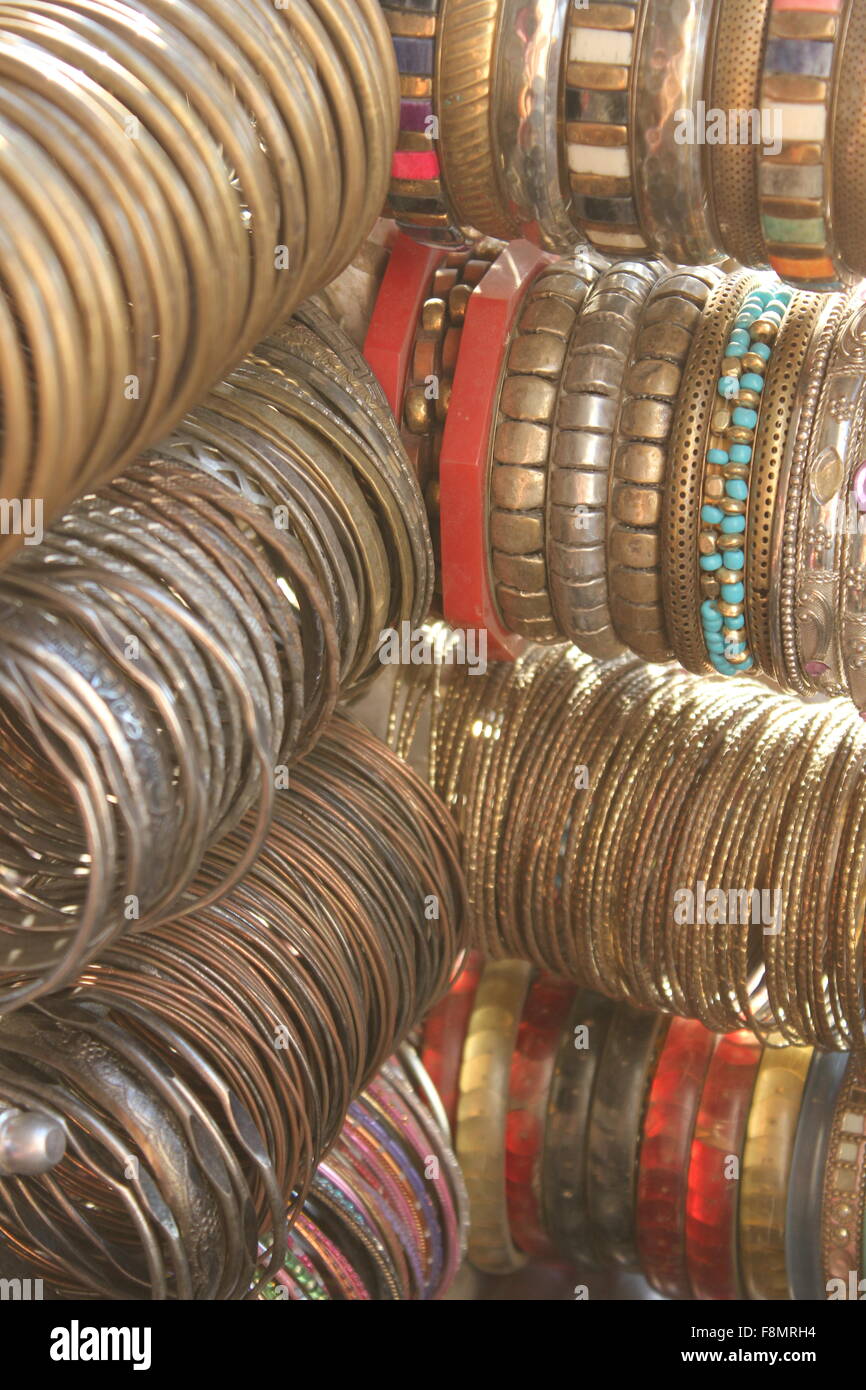 Indian colorful bracelets. Typical Indian handcrafted Bracelets for ...