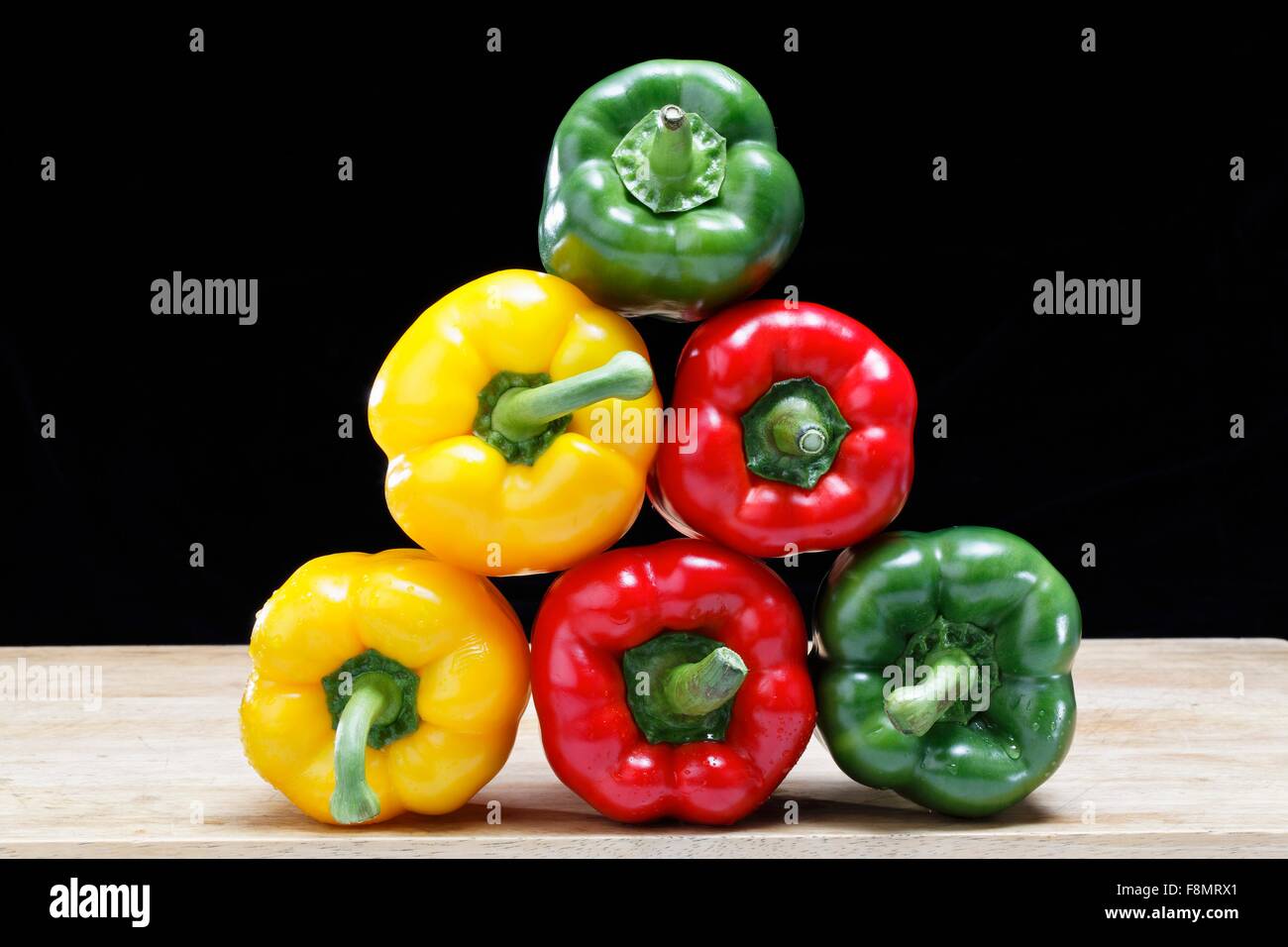A pyramid of peppers Stock Photo - Alamy