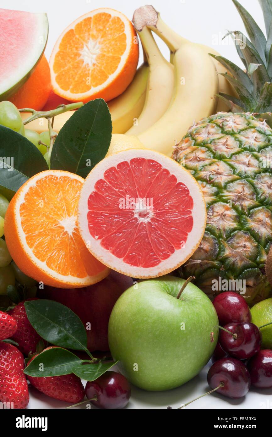 Various fruits (detail Stock Photo - Alamy