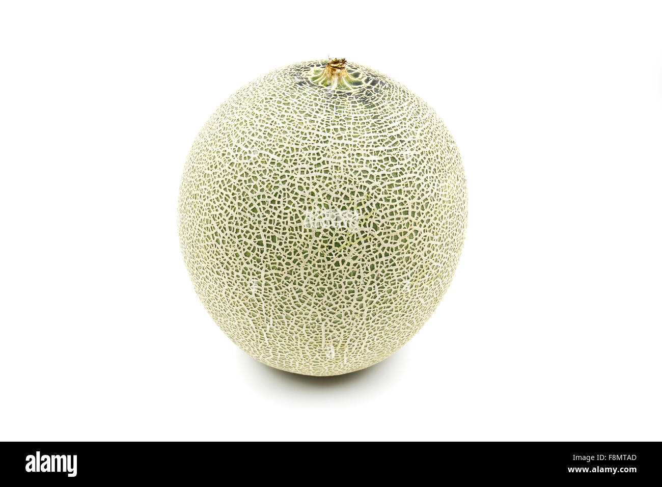 Green Melon isolated on white background Stock Photo - Alamy