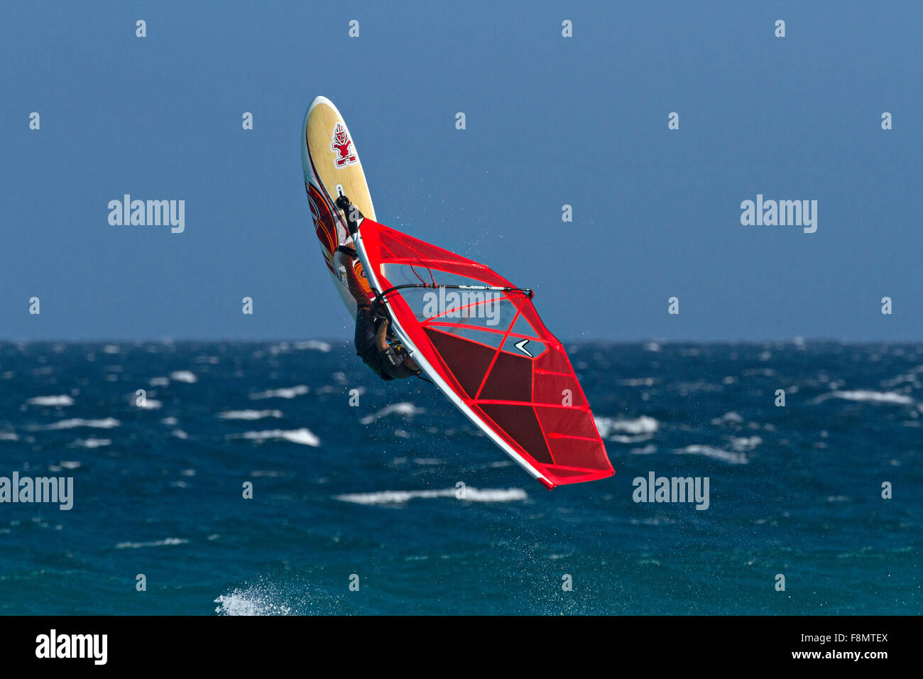 Wind Surfer wave jumping, Esperance, Western Australia Stock Photo - Alamy