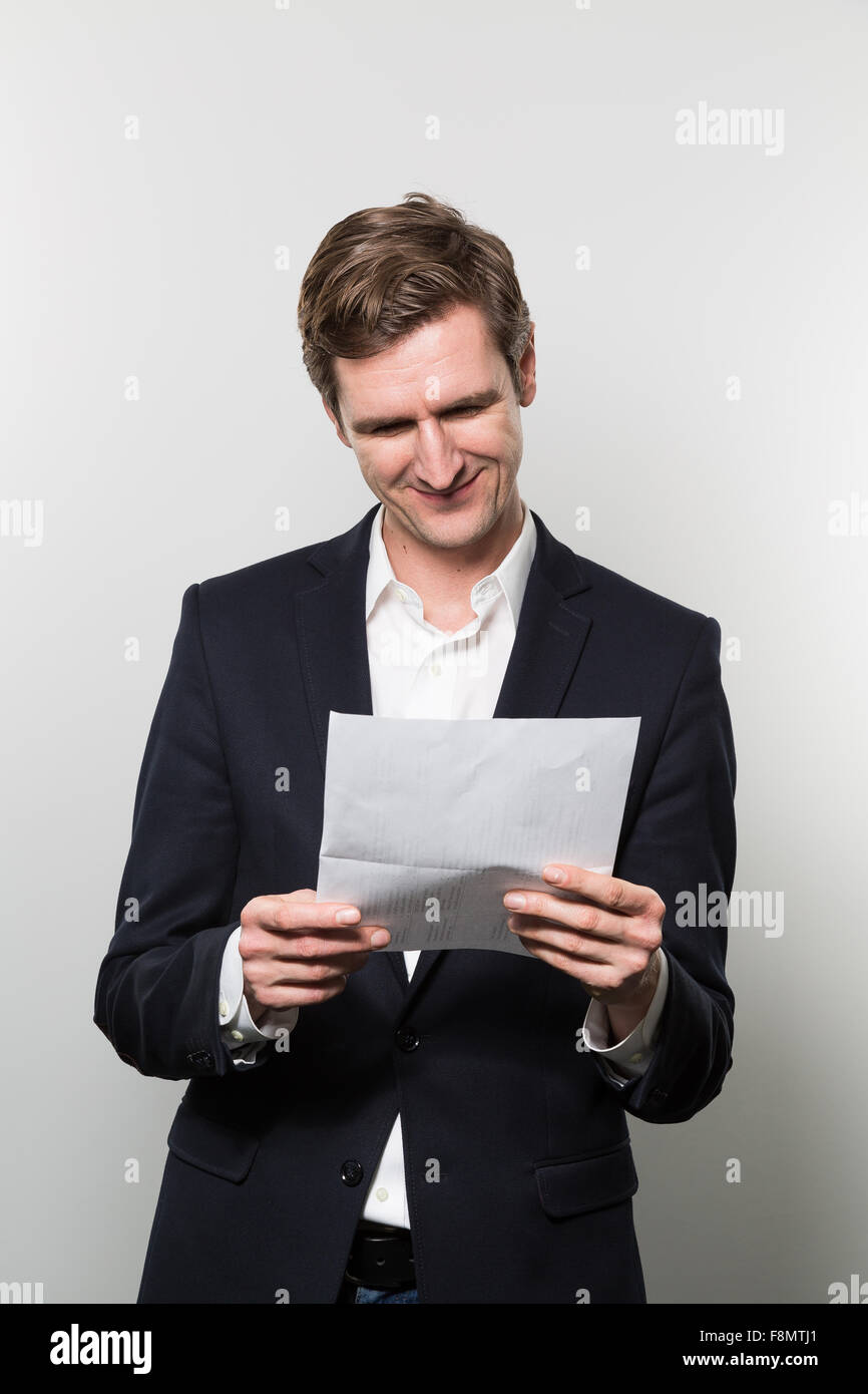 Man satisfied look on face hi-res stock photography and images - Alamy