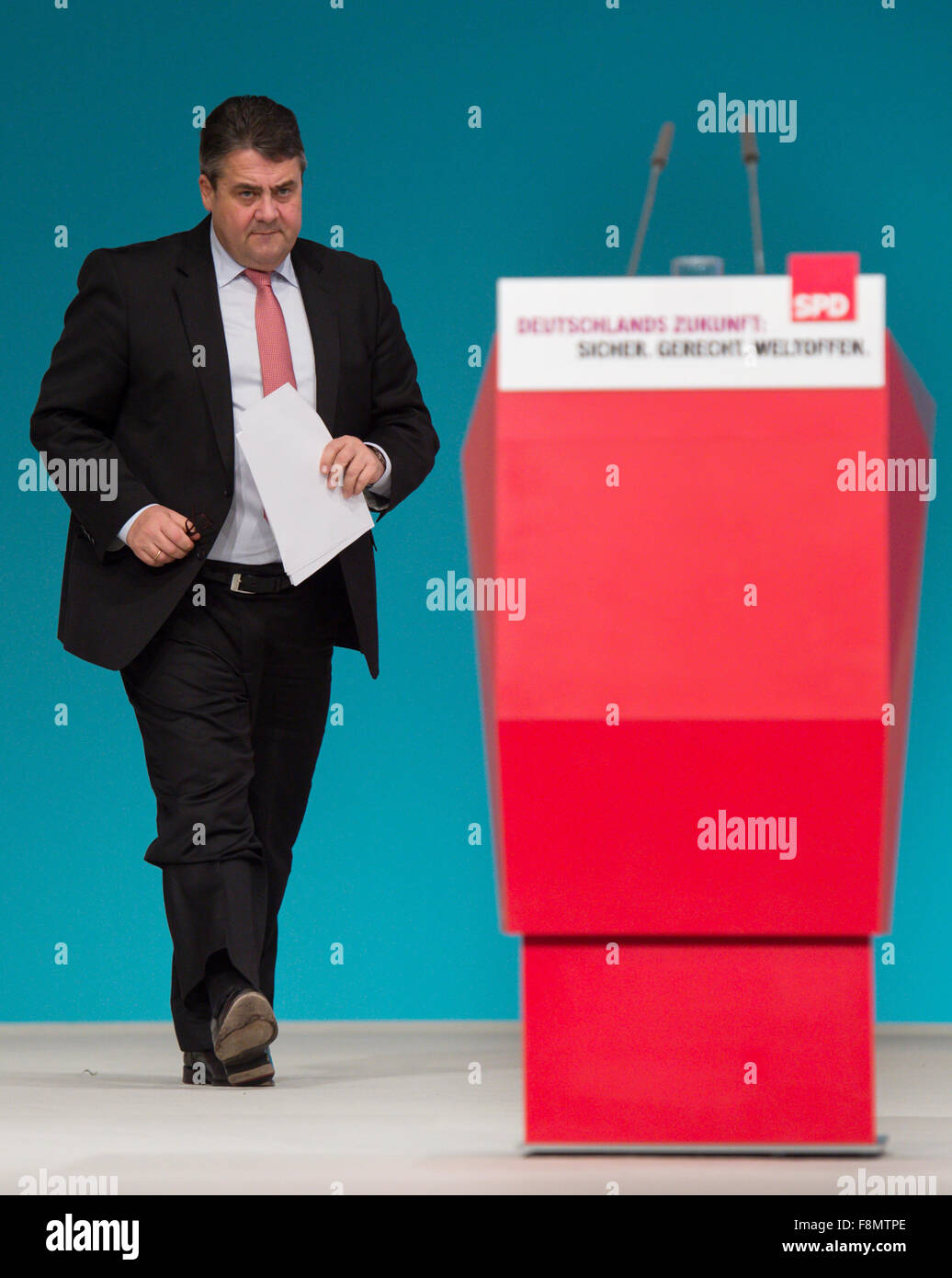 Berlin, Germany. 10th Dec, 2015. SPD leader and German Economy Minister ...