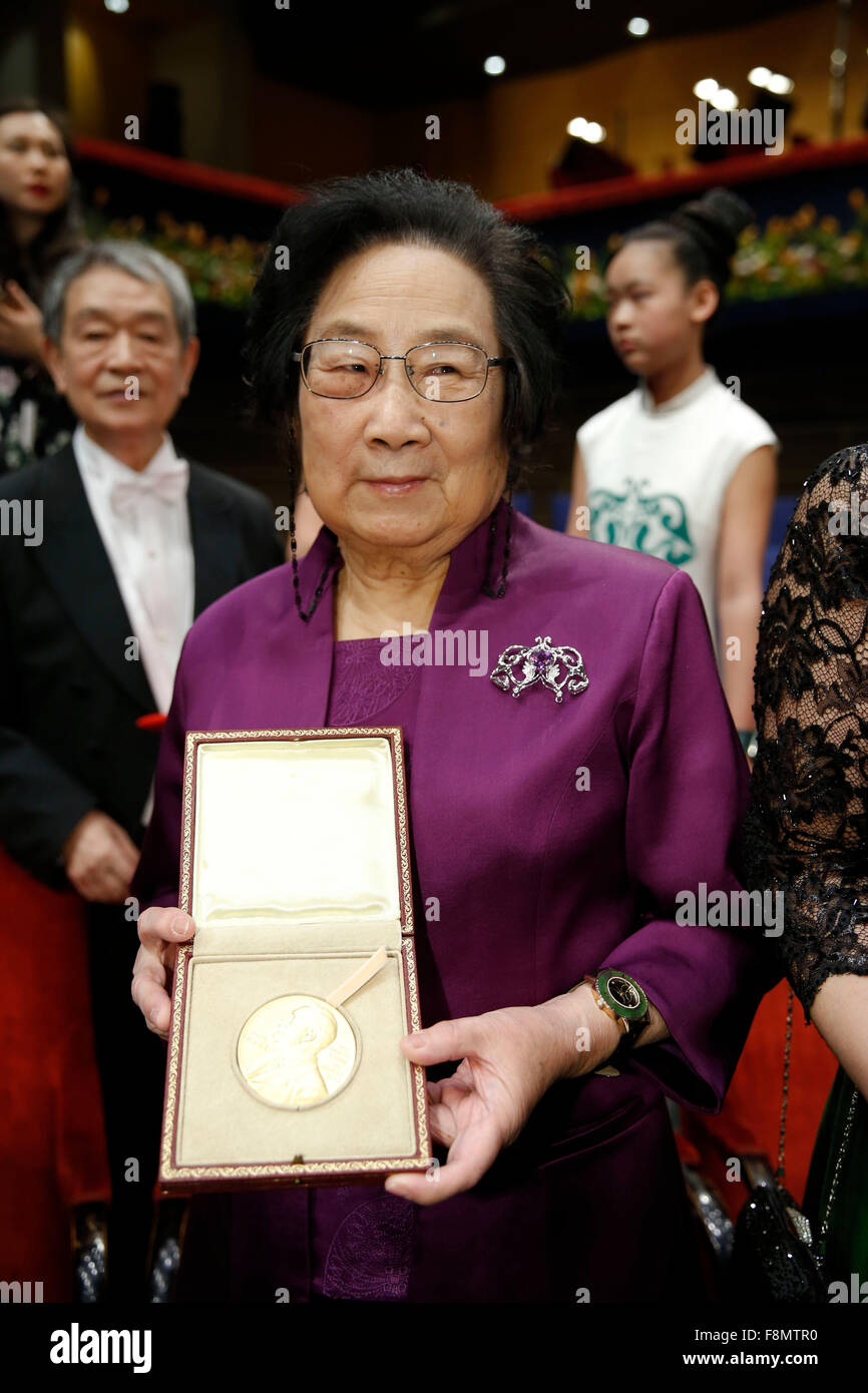 Stockholm, Sweden. 10th Dec, 2015. 2015's Nobel laureate in Physiology ...