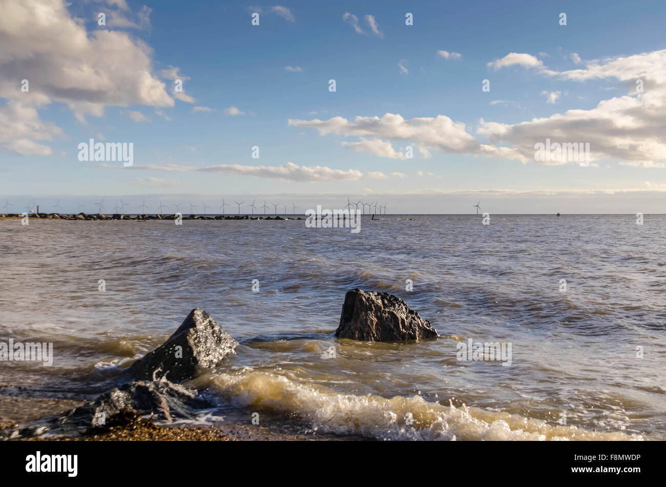 Gunfleet sands offshore wind farm hi-res stock photography and images ...
