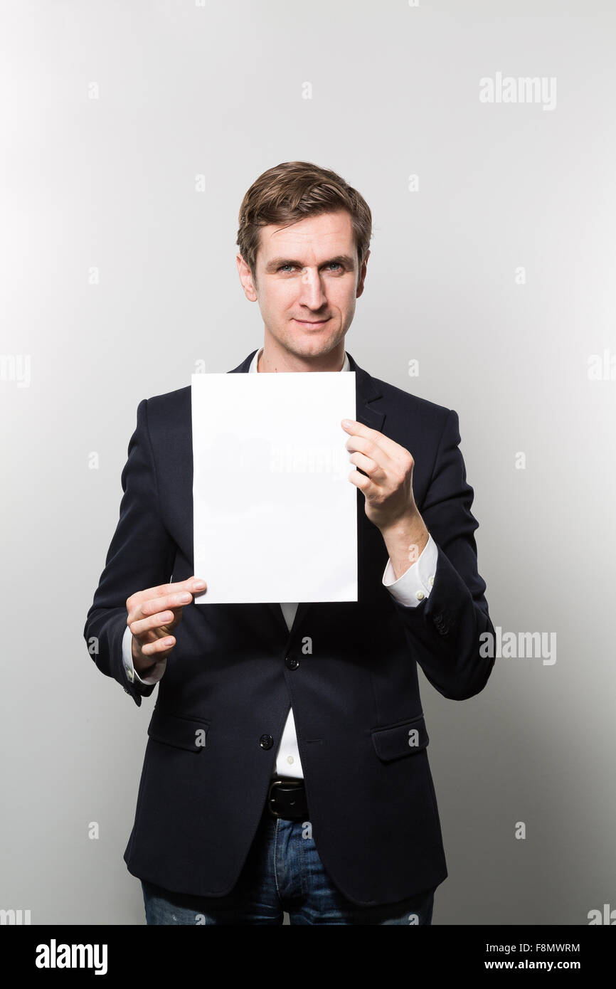 Stern man face hi-res stock photography and images - Alamy