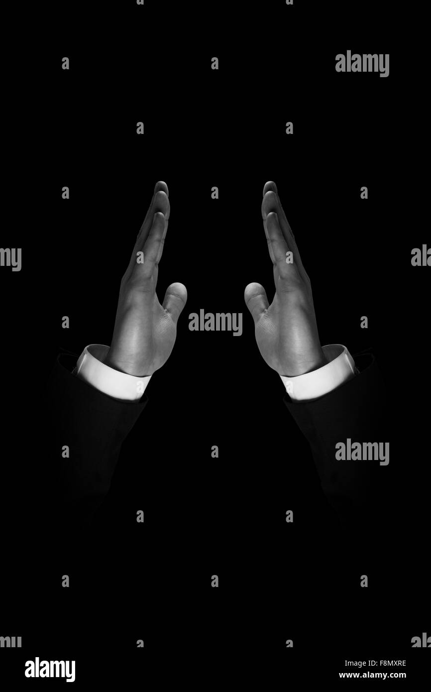 Hand presenting hi-res stock photography and images - Alamy